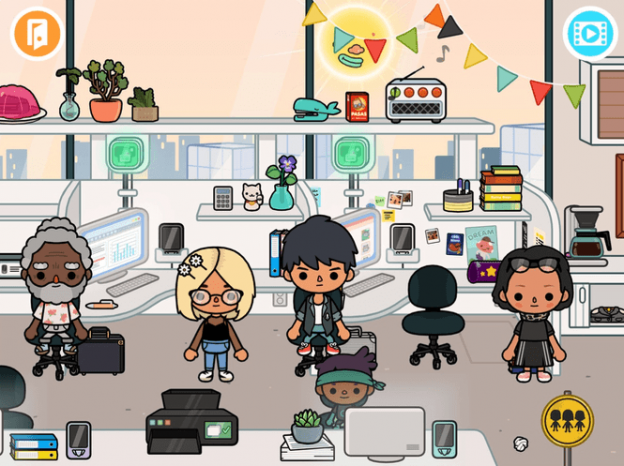 앱스토어 오늘의 앱: Toca Life: Office (토카 라이프 오피스-아이폰, 아이패드 어린이 놀이앱)